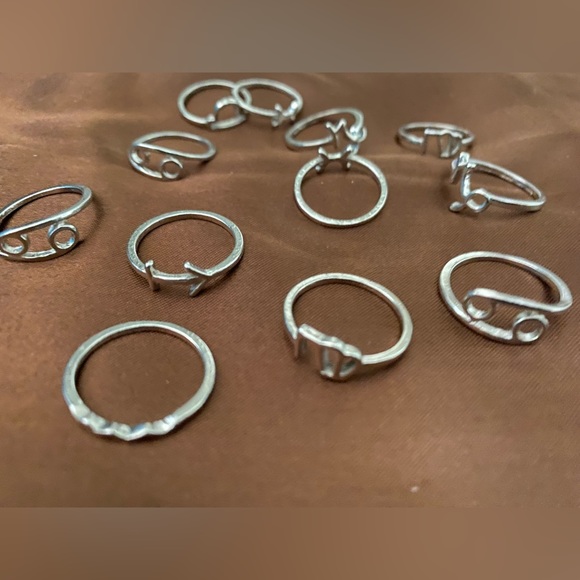 Jewelry | Zodiac Sign Rings Not Waterproof And Sold Separately | Poshmark